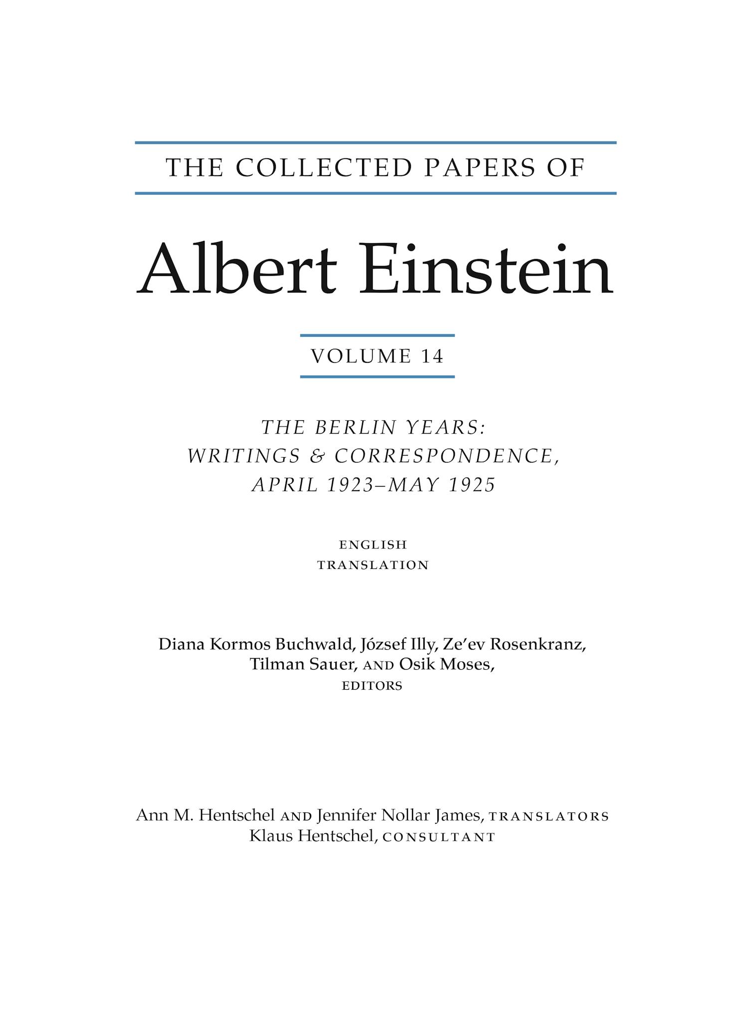 Albert Einstein | Princeton University Press