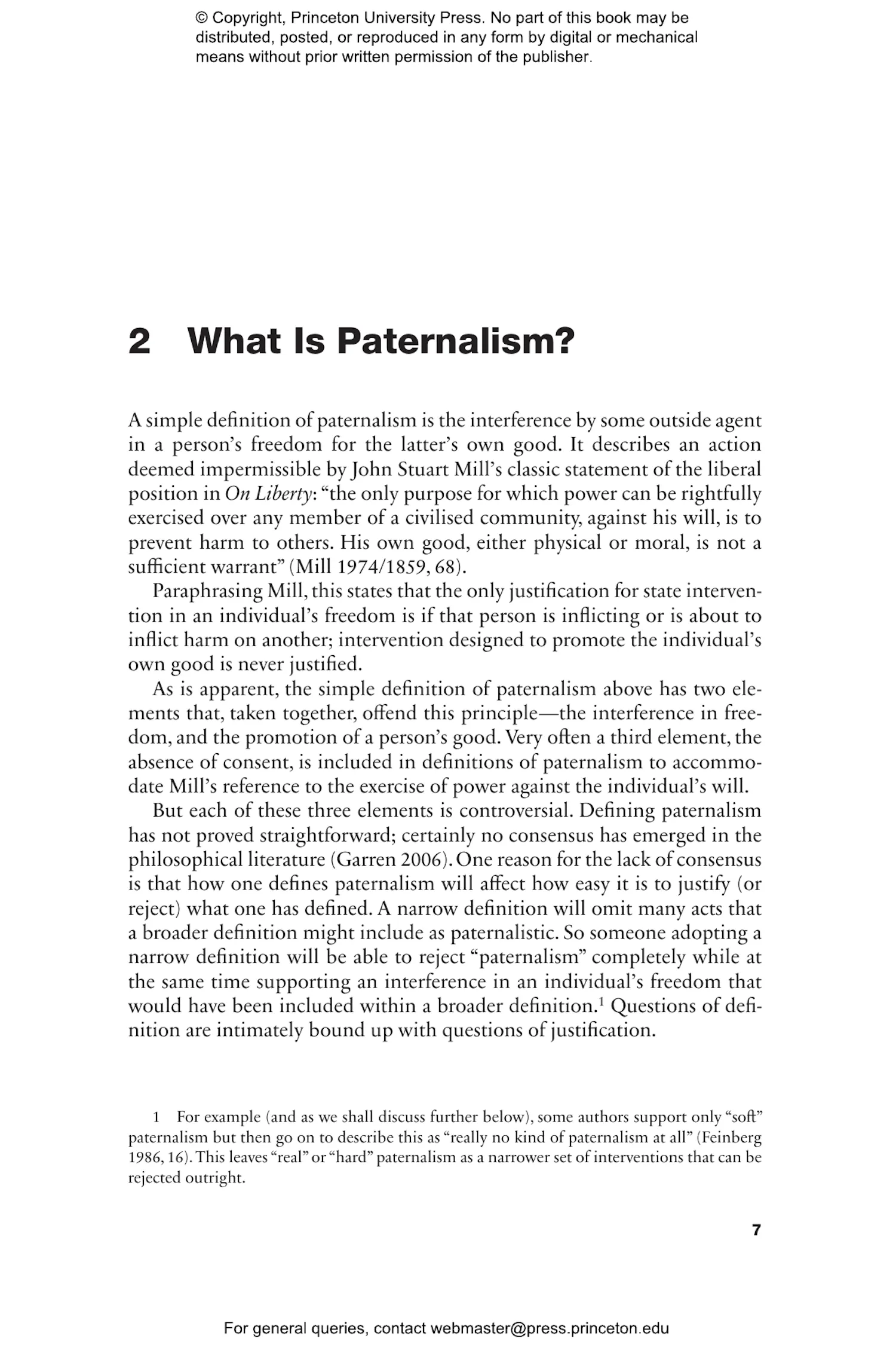 Government Paternalism | Princeton University Press