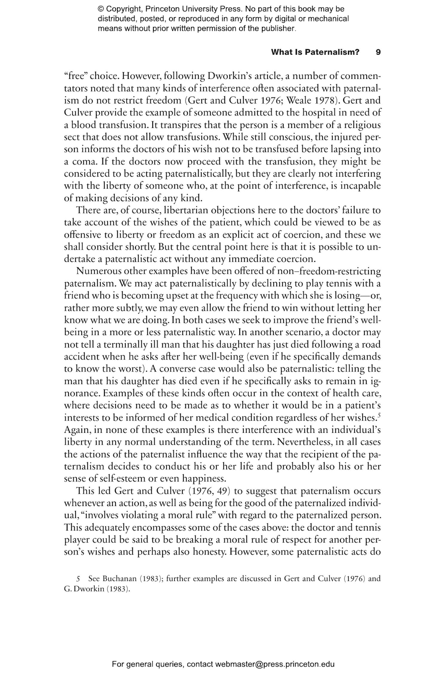 Government Paternalism | Princeton University Press