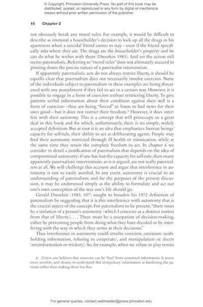 Government Paternalism | Princeton University Press