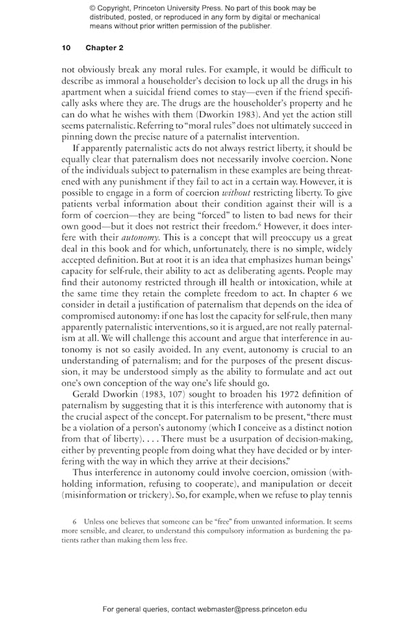 Government Paternalism | Princeton University Press