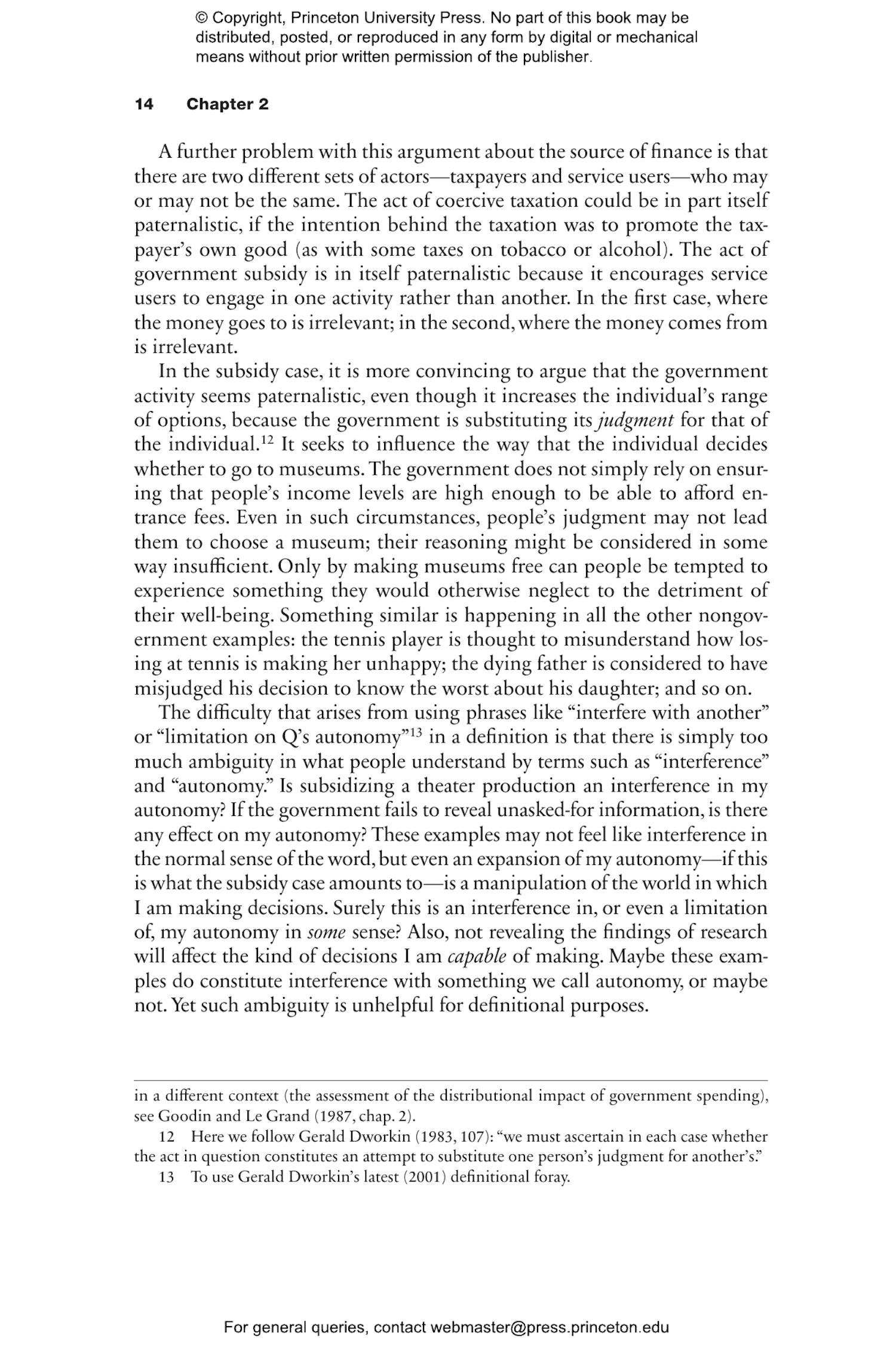 Government Paternalism | Princeton University Press