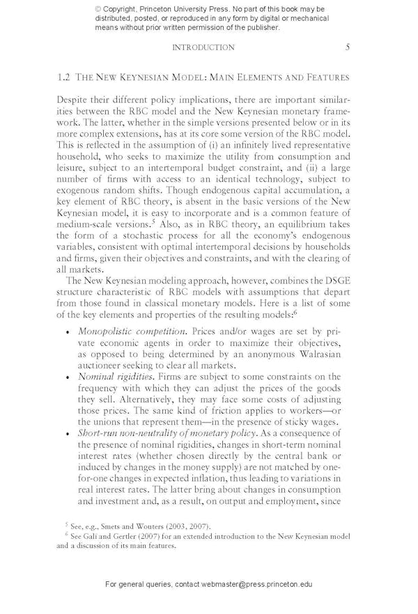 Monetary Policy, Inflation, and the Business Cycle | Princeton ...