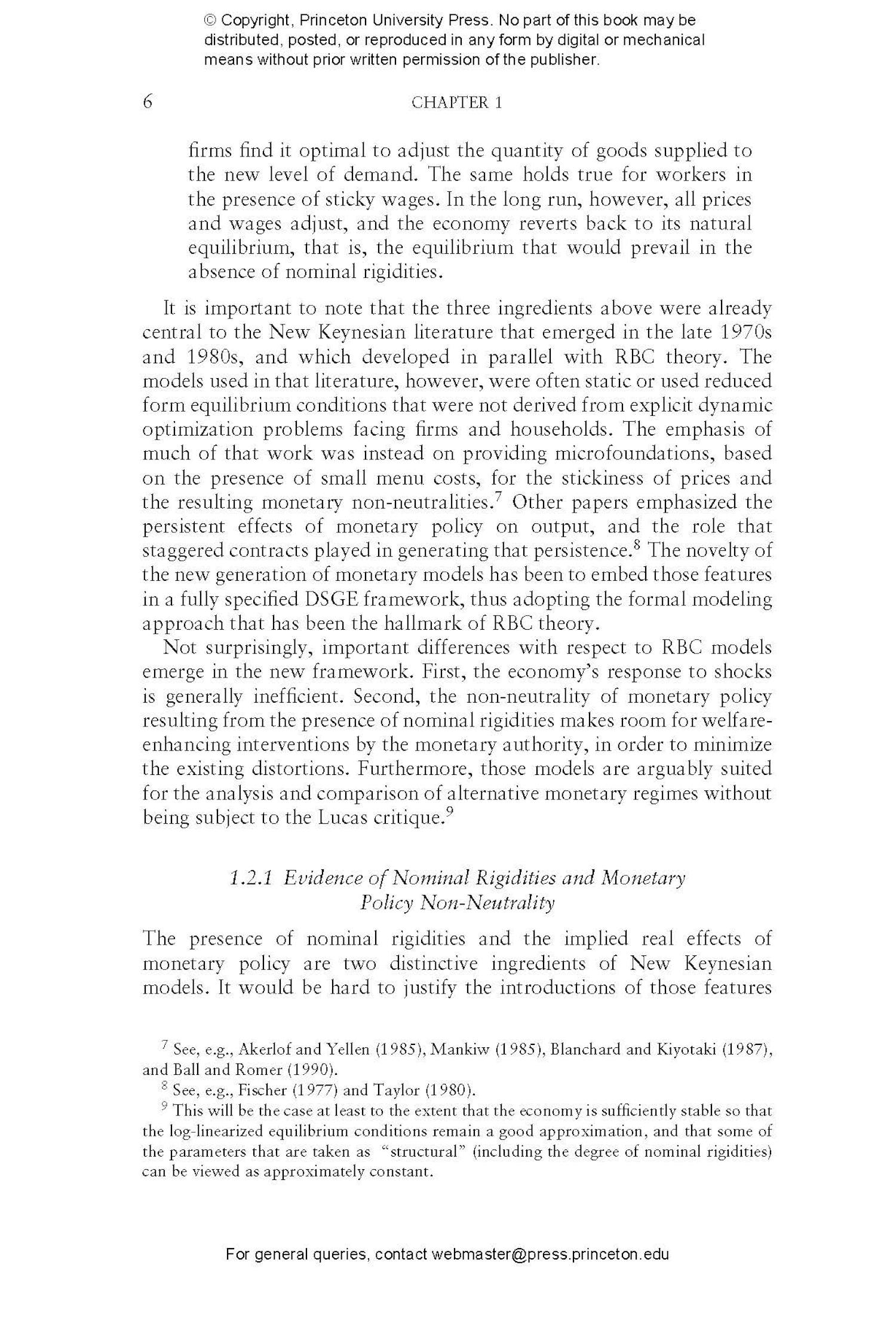Monetary Policy, Inflation, and the Business Cycle | Princeton ...