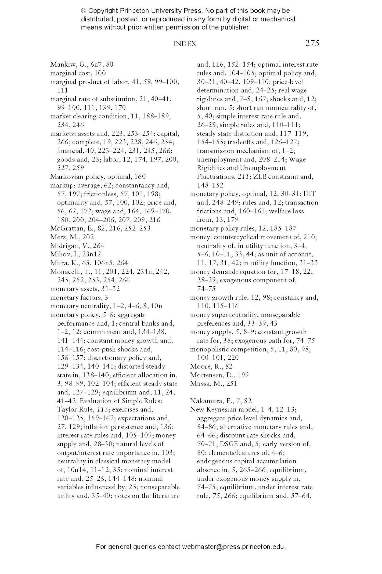 Monetary Policy, Inflation, and the Business Cycle | Princeton ...