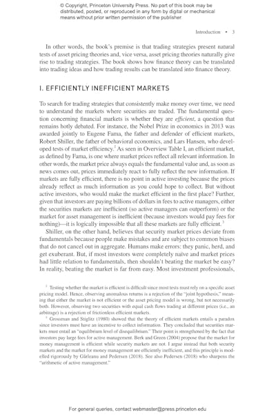 Efficiently Inefficient | Princeton University Press