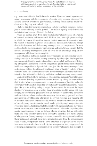 Efficiently Inefficient | Princeton University Press