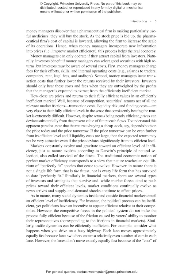 Efficiently Inefficient | Princeton University Press