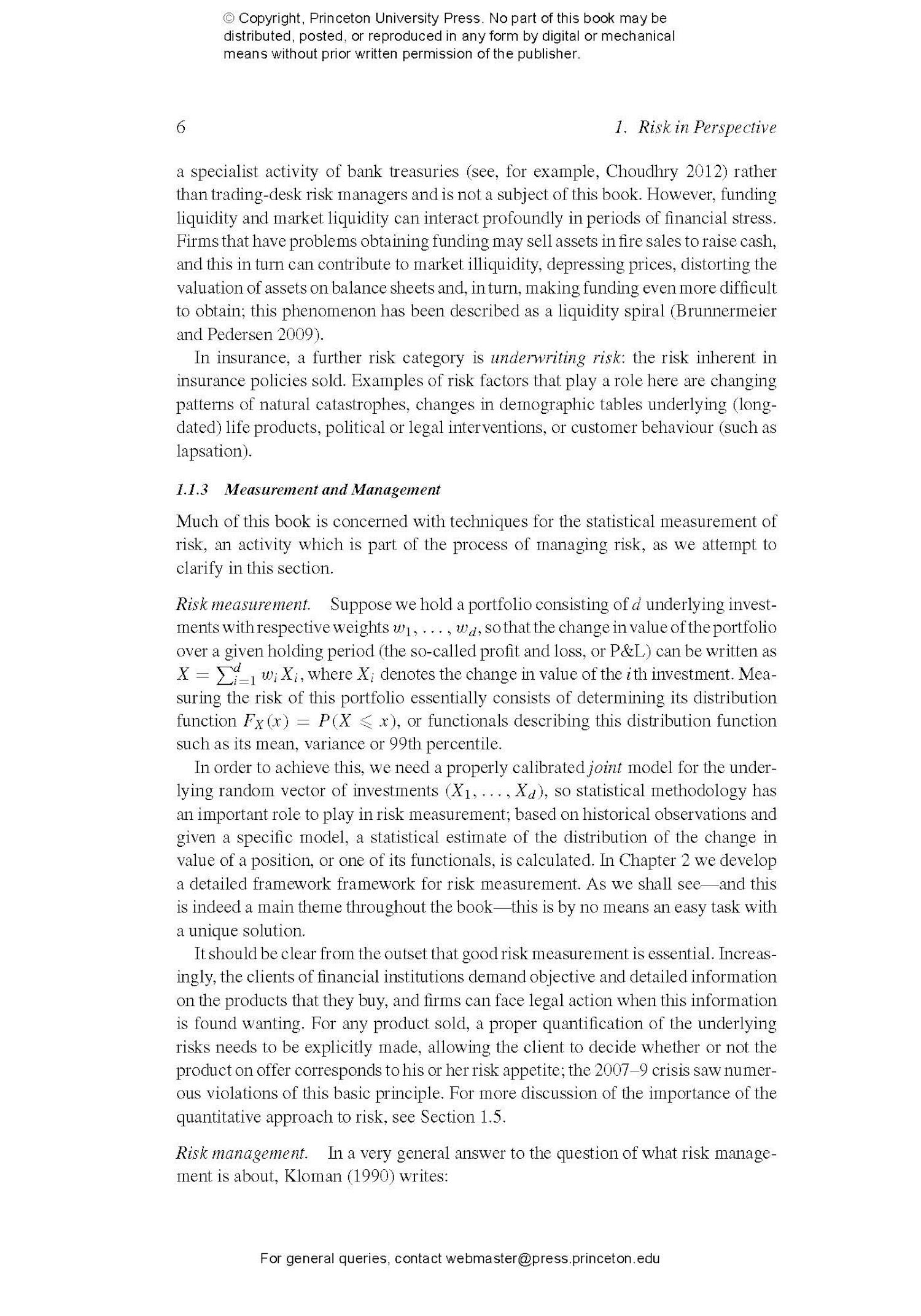 Quantitative Risk Management | Princeton University Press