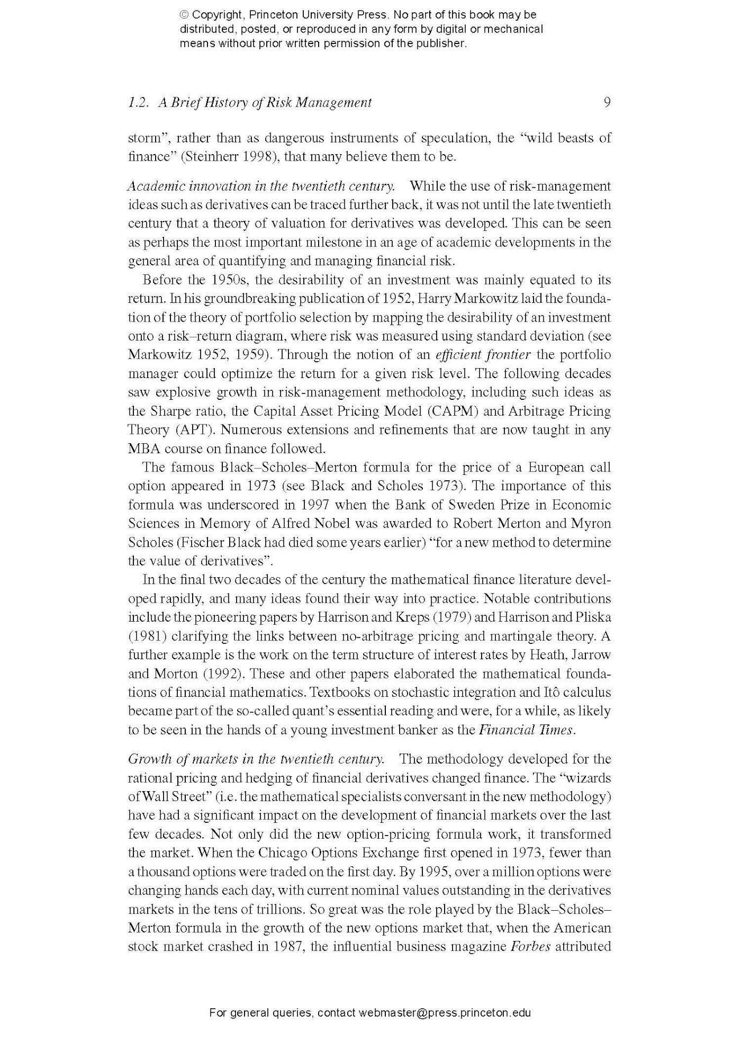 Quantitative Risk Management | Princeton University Press