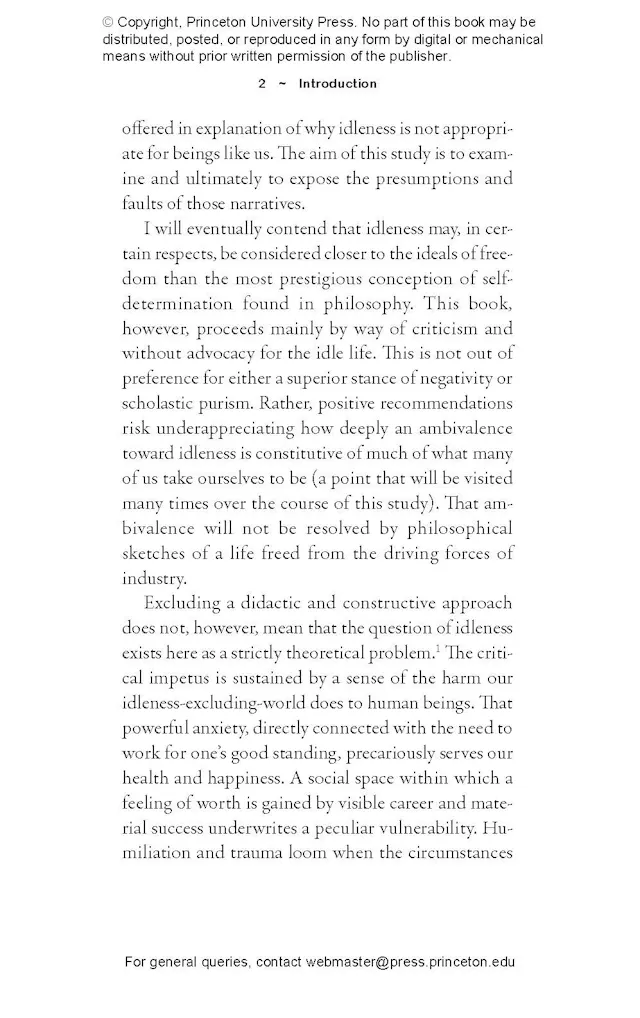 Idleness | Princeton University Press