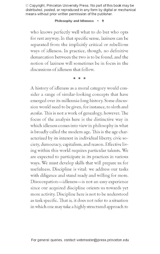 Idleness | Princeton University Press
