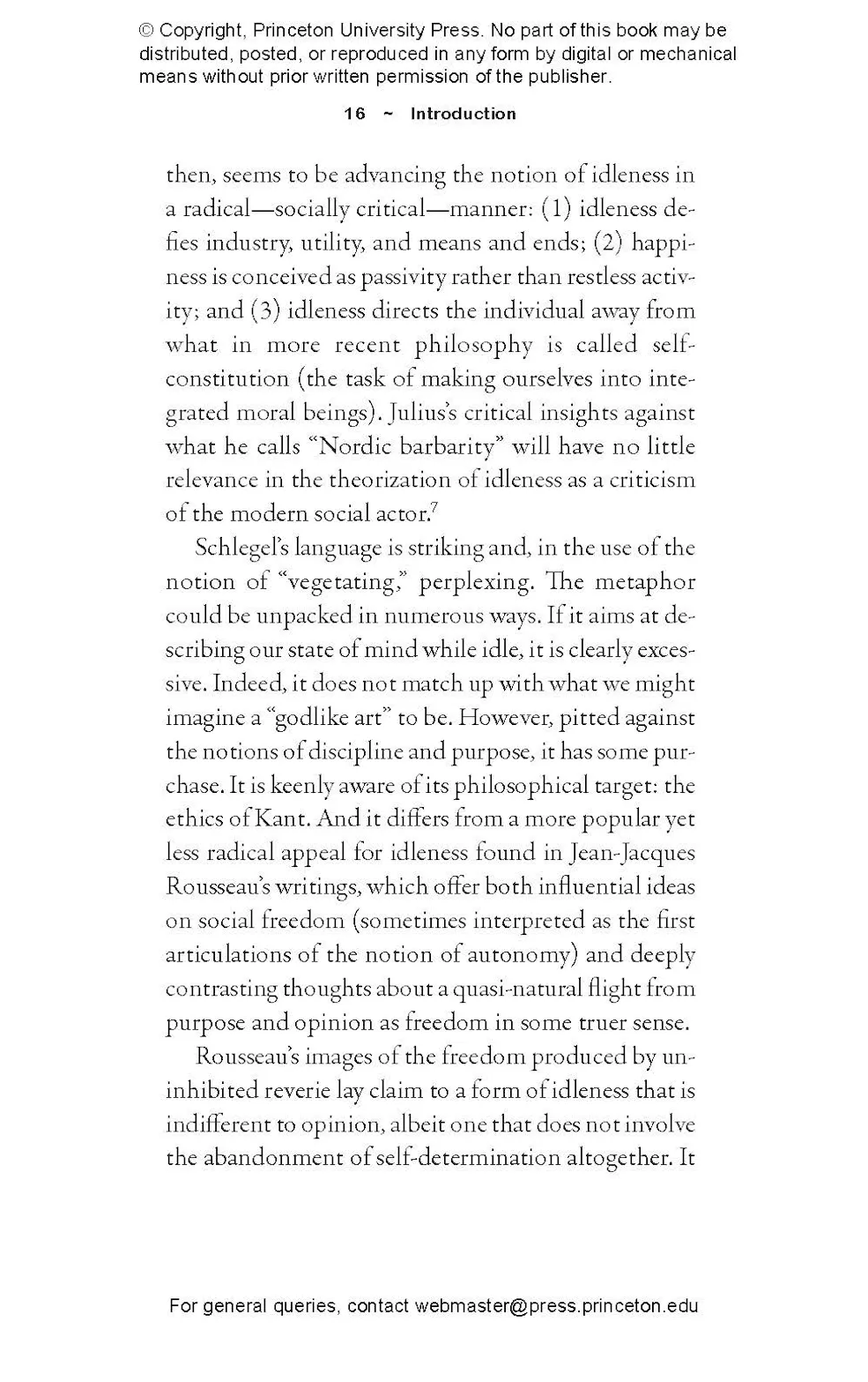 Idleness | Princeton University Press