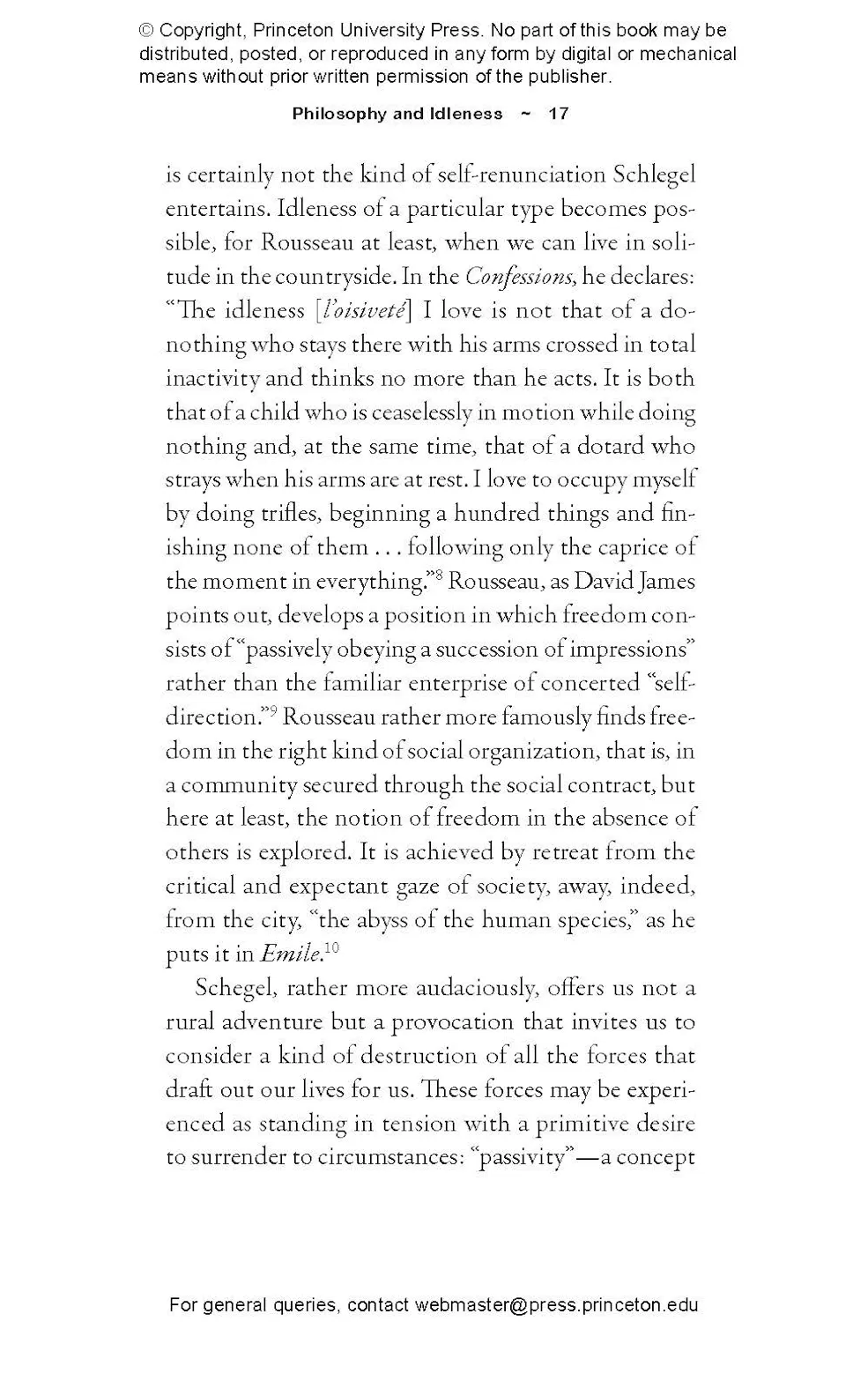 Idleness | Princeton University Press