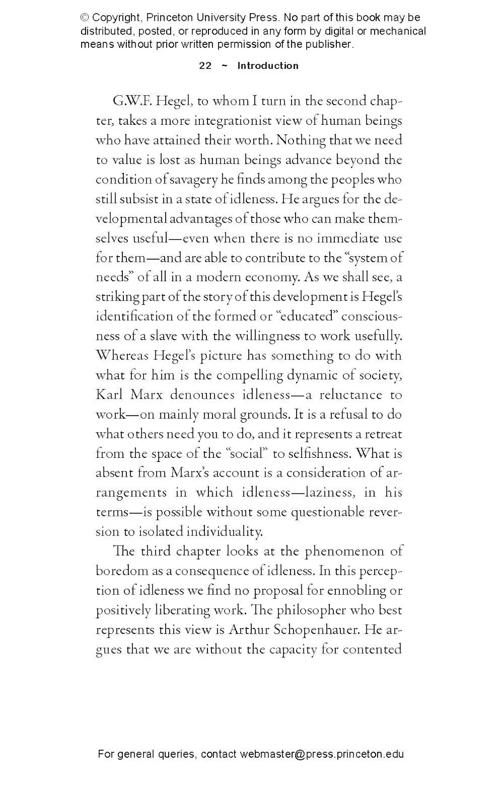 Idleness | Princeton University Press