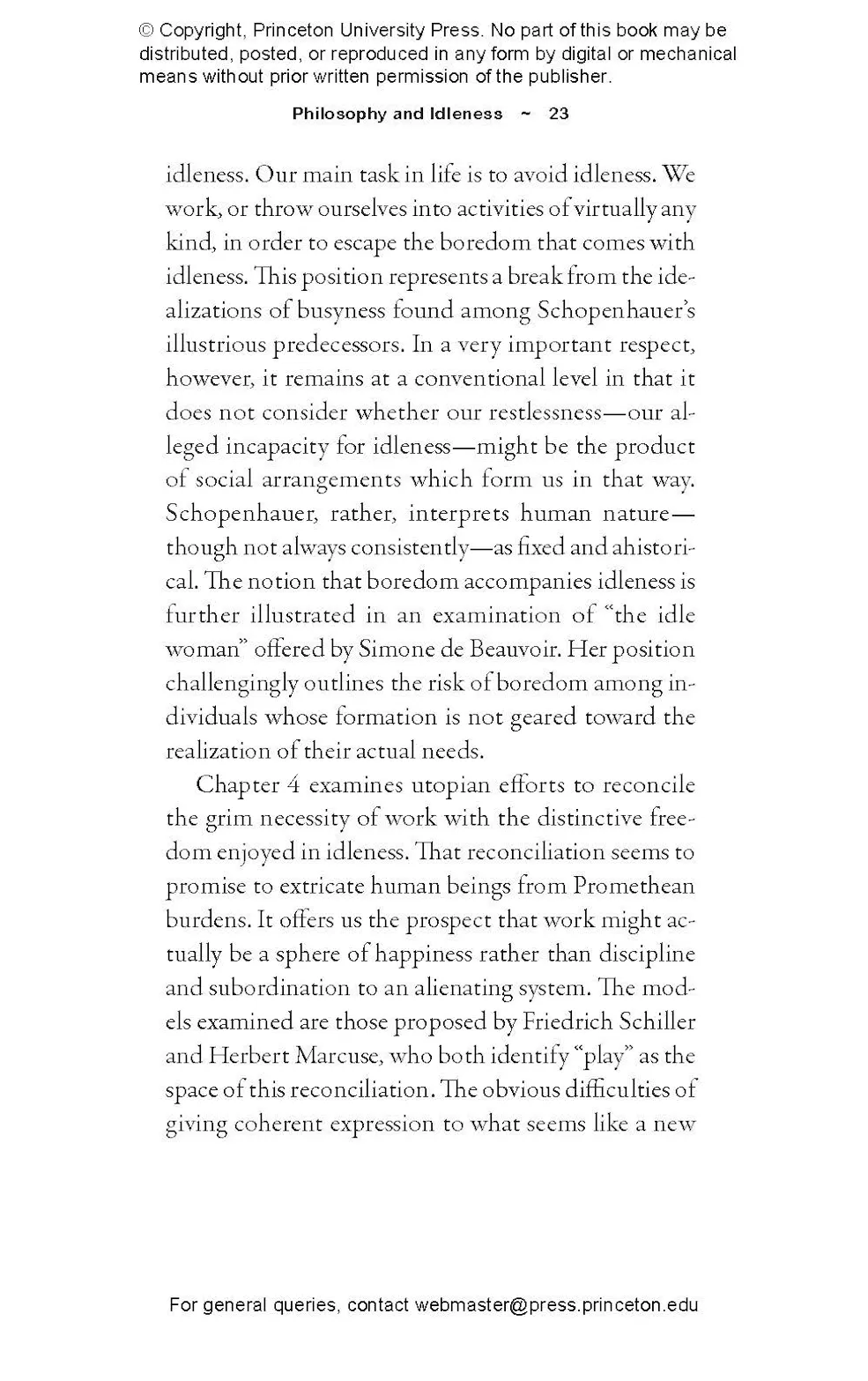 Idleness | Princeton University Press