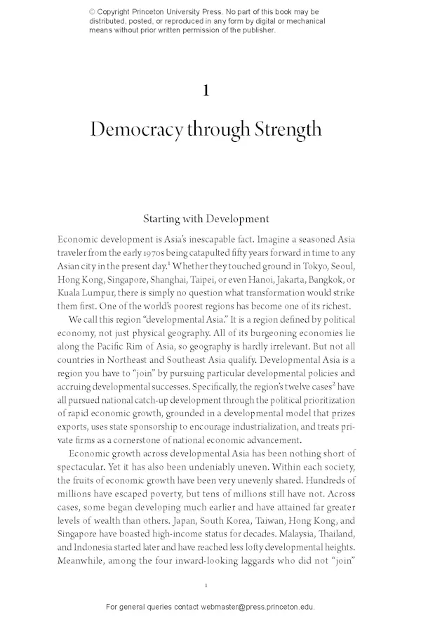 From Development to Democracy | Princeton University Press