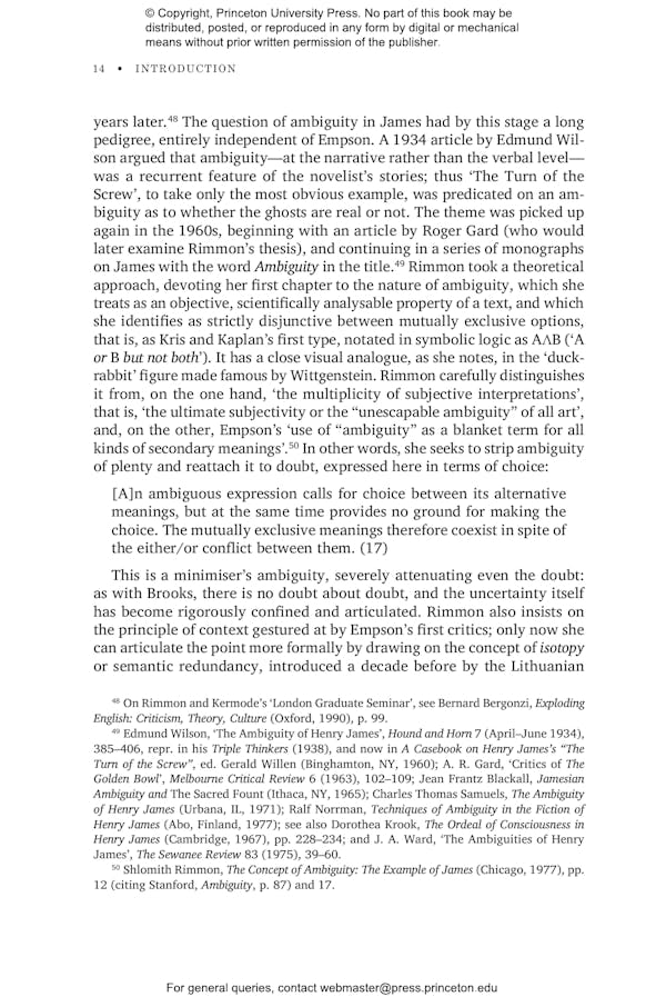 A History of Ambiguity | Princeton University Press