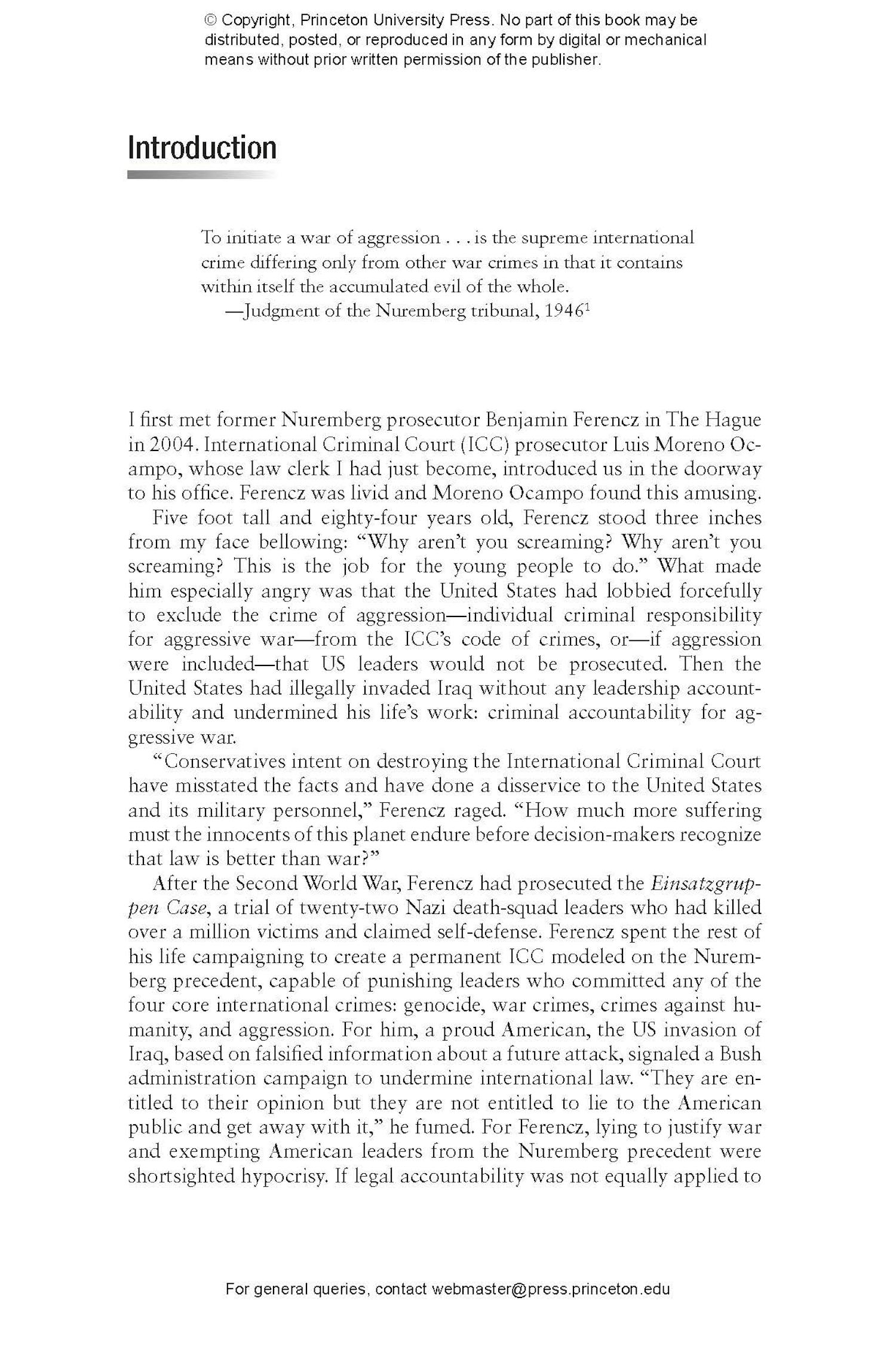 The Crime of Aggression | Princeton University Press