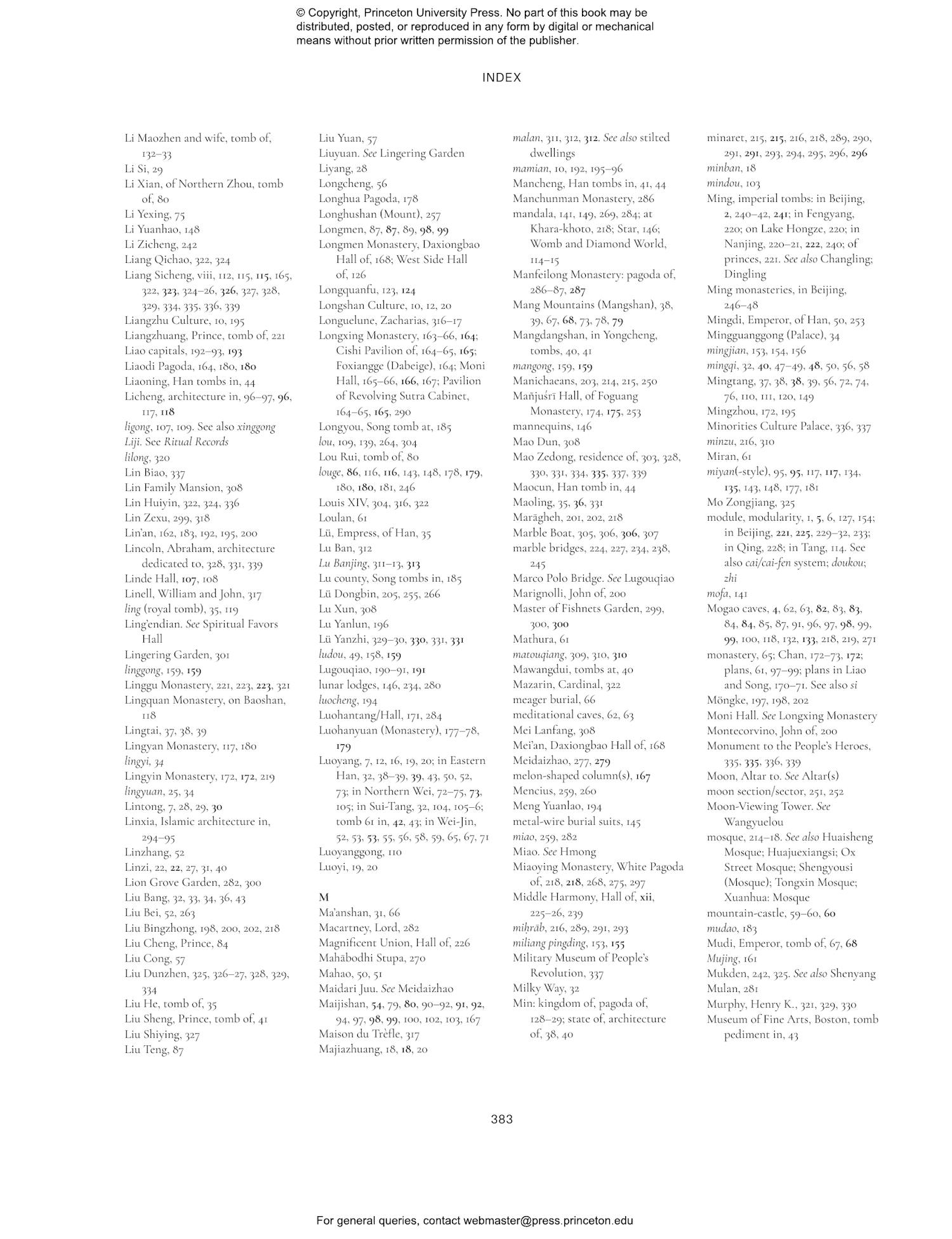 Chinese Architecture | Princeton University Press