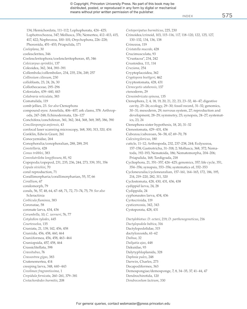 The Invertebrate Tree of Life | Princeton University Press