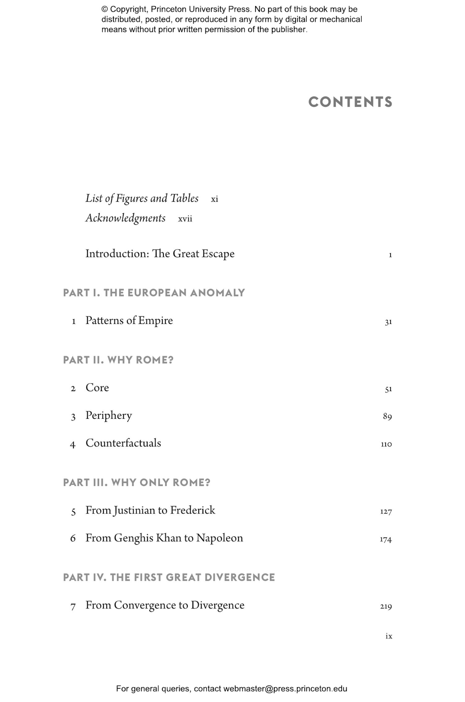 Escape from Rome | Princeton University Press