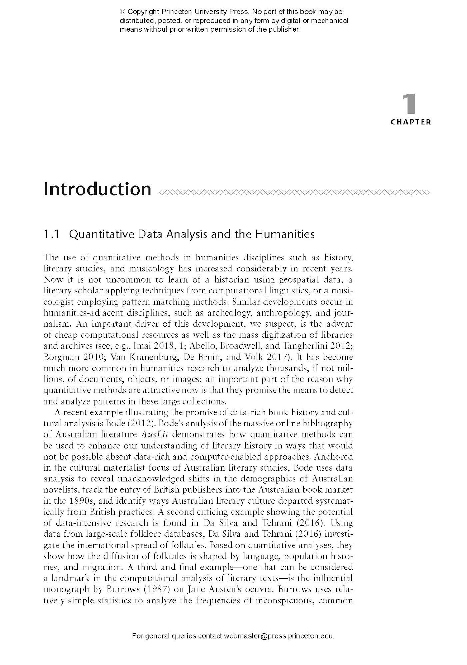 Humanities Data Analysis | Princeton University Press