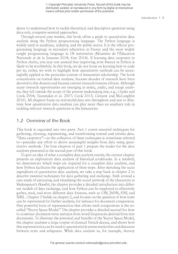 Humanities Data Analysis | Princeton University Press