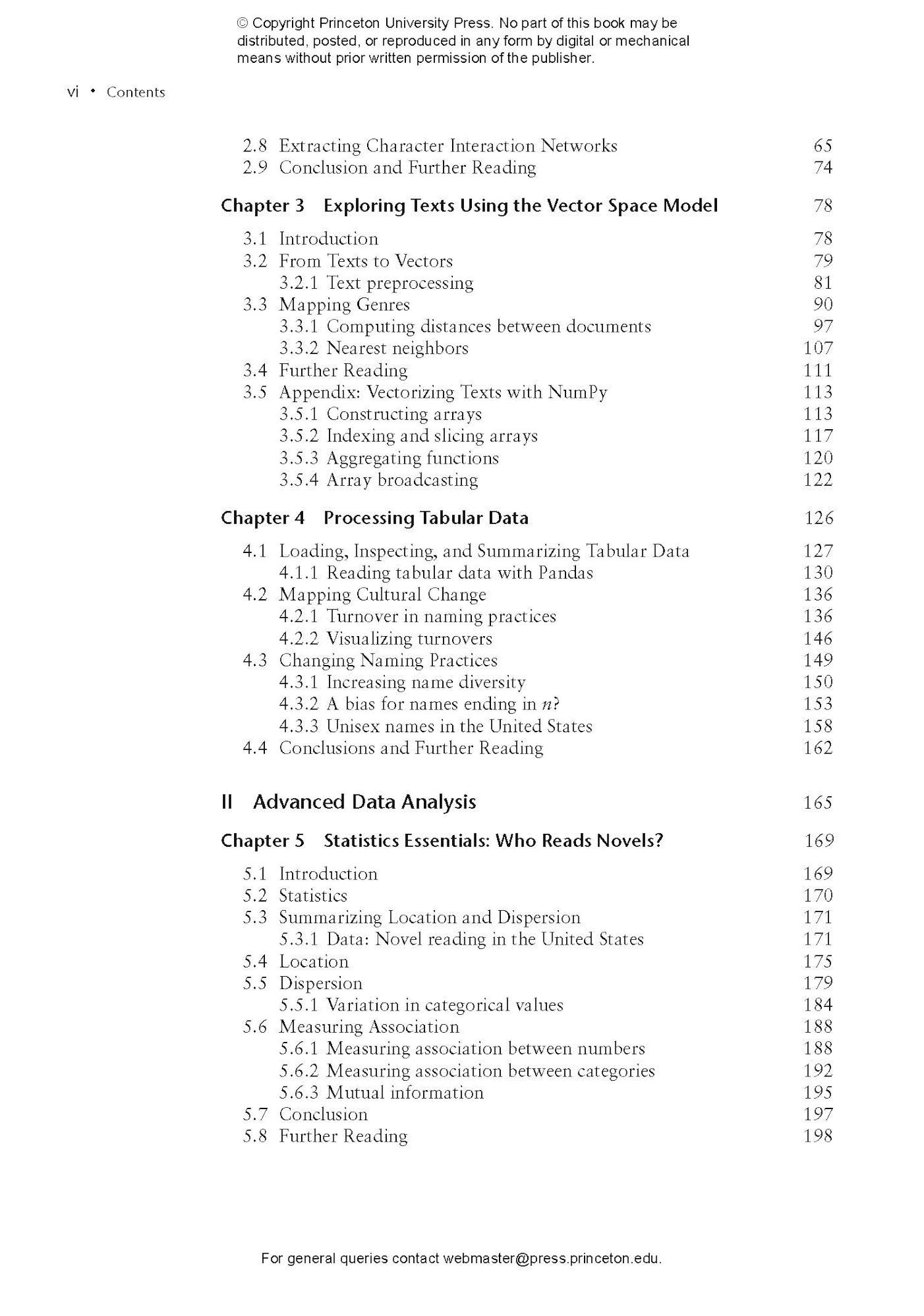 Humanities Data Analysis | Princeton University Press