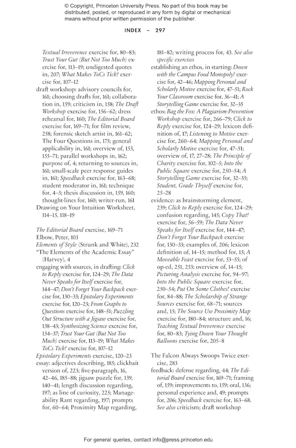 The Pocket Instructor: Writing | Princeton University Press