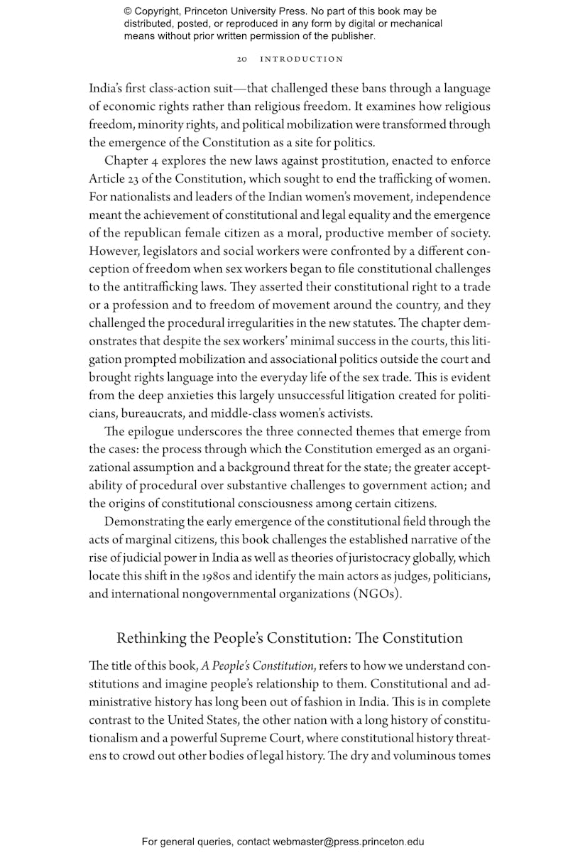 A People's Constitution | Princeton University Press