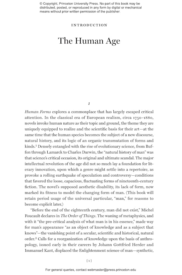 Human Forms | Princeton University Press