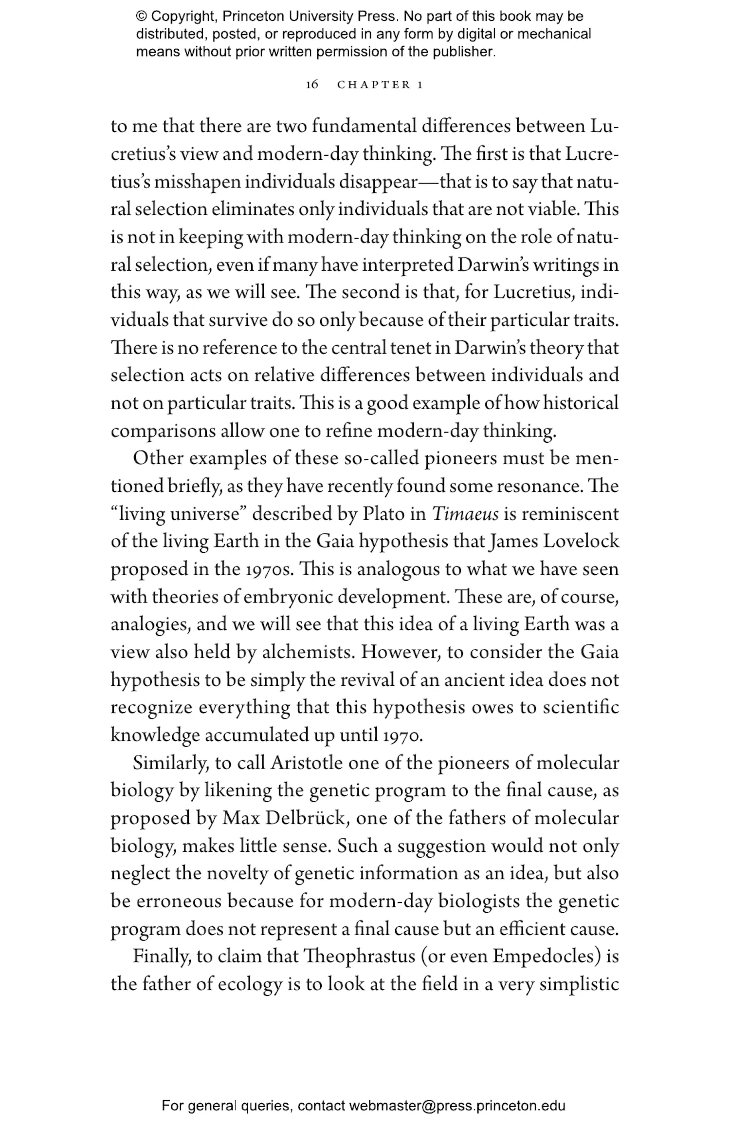 A History of Biology | Princeton University Press