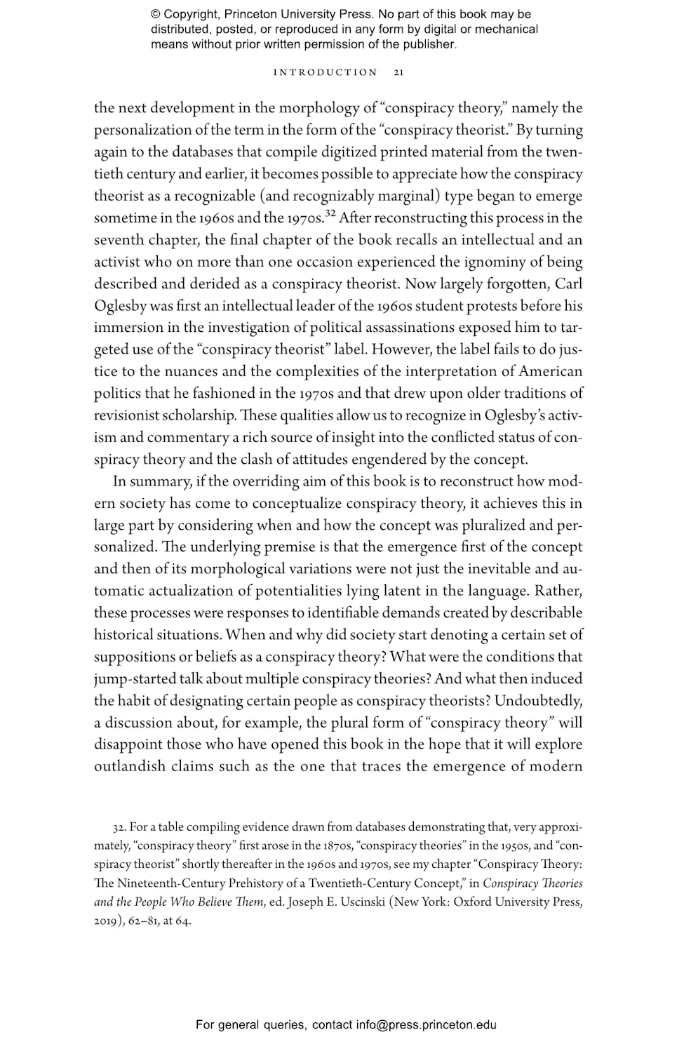 The Hidden History of Conspiracy Theory | Princeton University Press