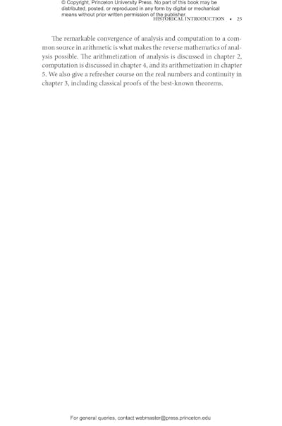 Reverse Mathematics | Princeton University Press