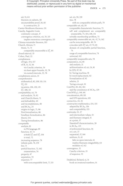 Reverse Mathematics | Princeton University Press