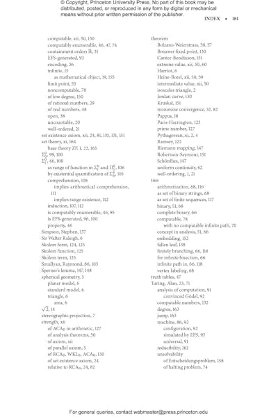 Reverse Mathematics | Princeton University Press