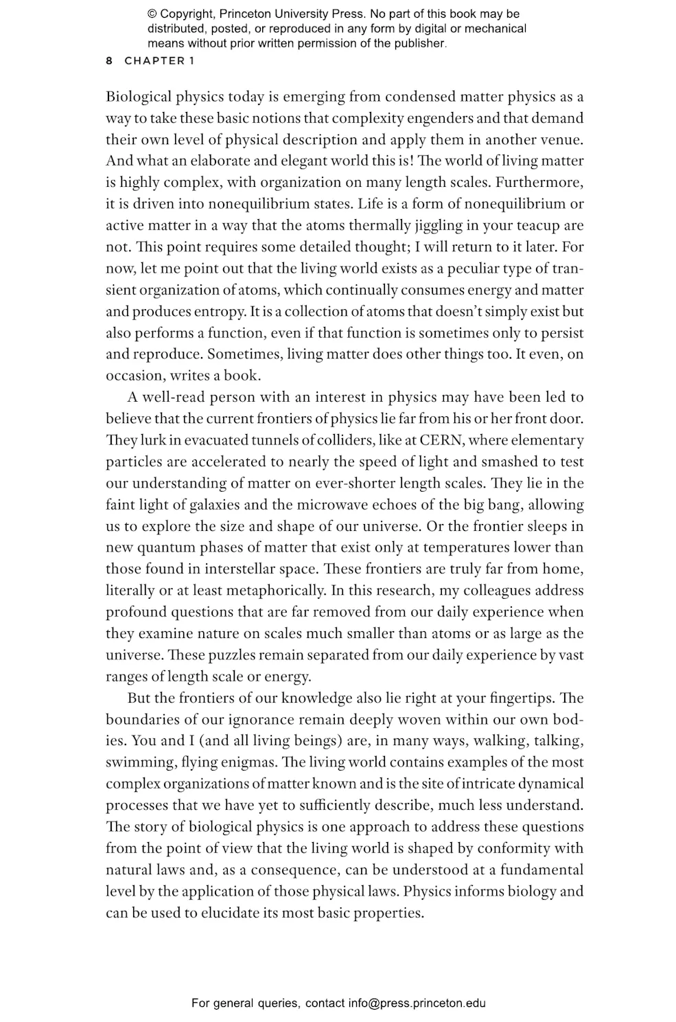 Living Matter | Princeton University Press