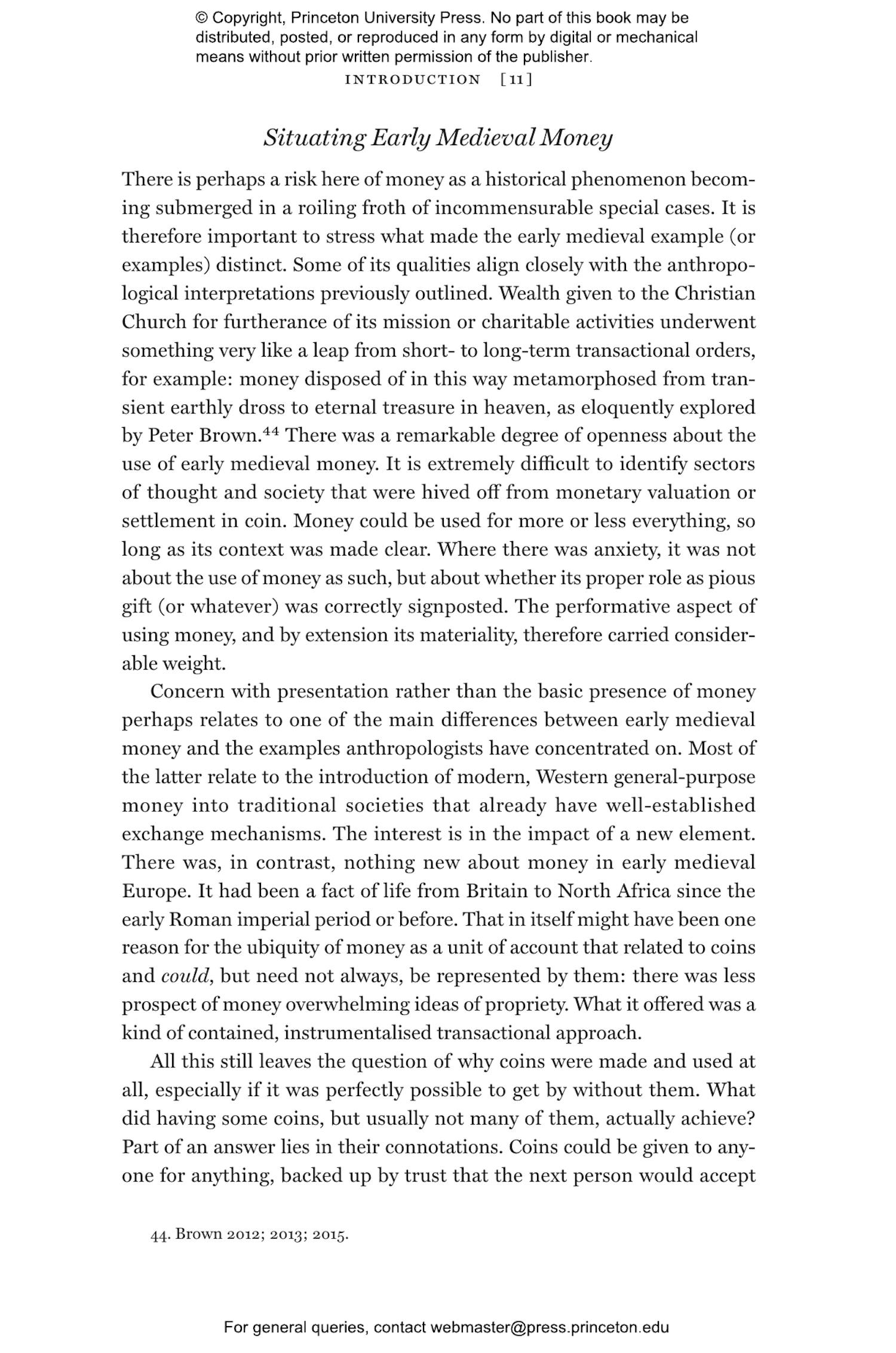 Making Money in the Early Middle Ages | Princeton University Press