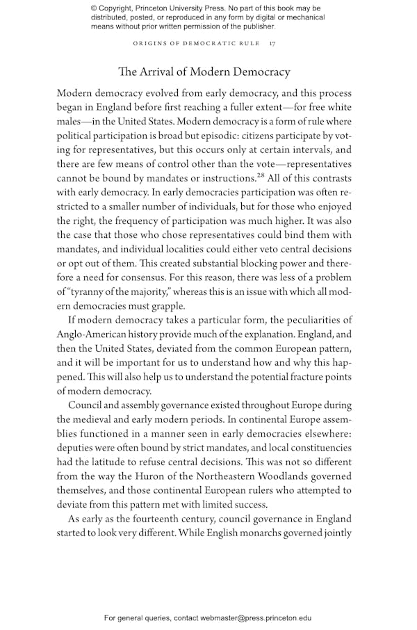 The Decline and Rise of Democracy | Princeton University Press