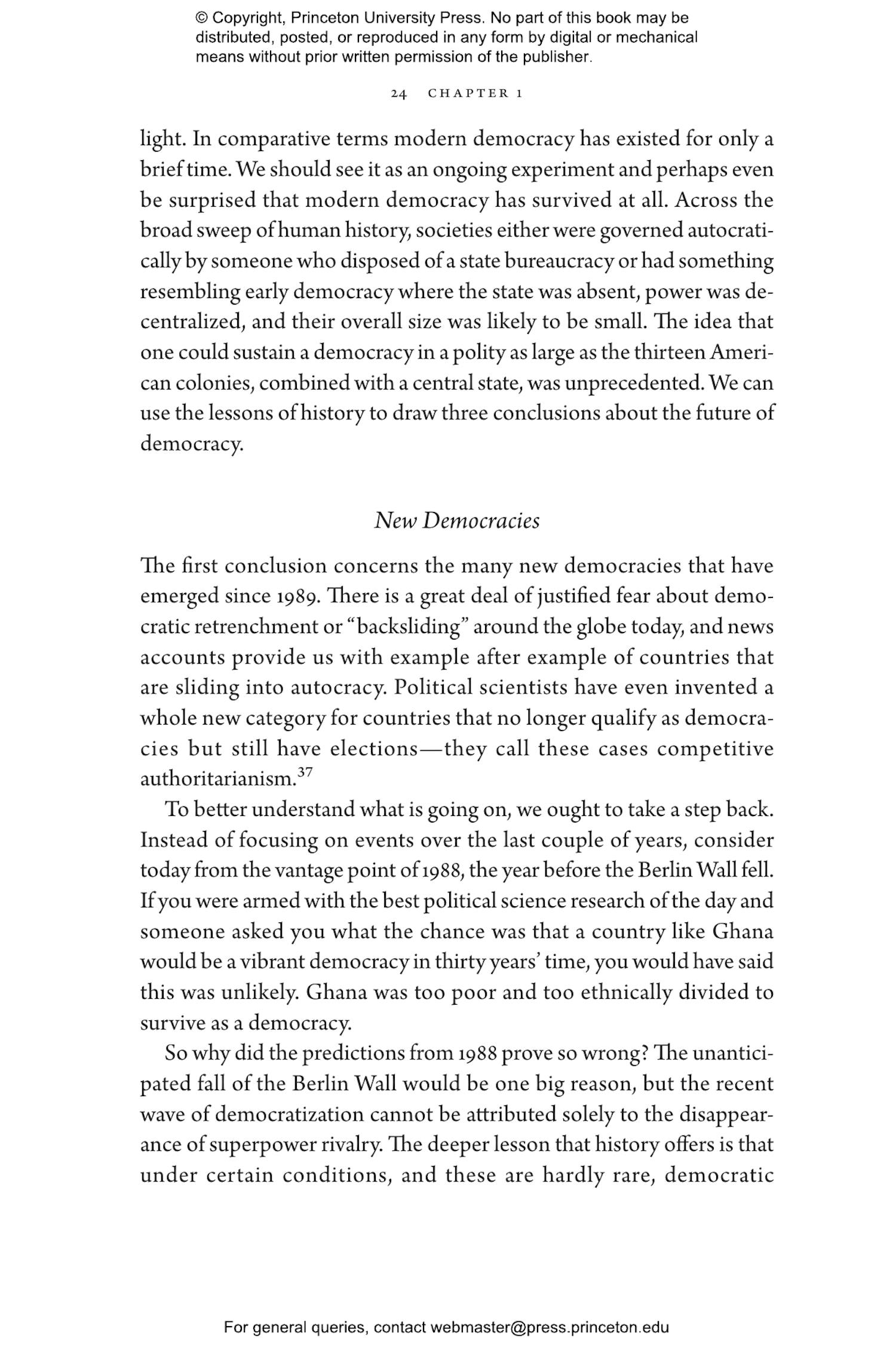 The Decline and Rise of Democracy | Princeton University Press