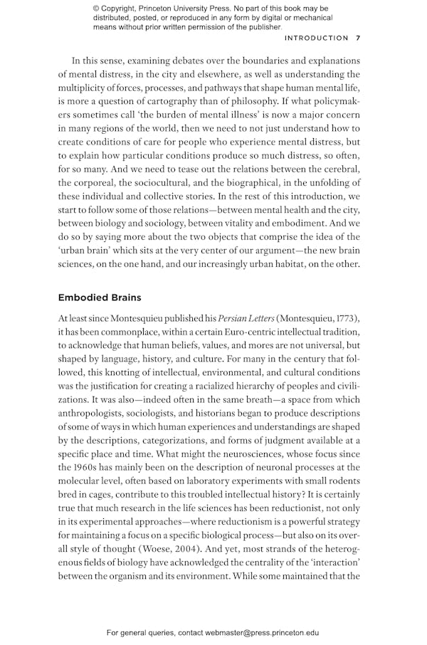 The Urban Brain | Princeton University Press