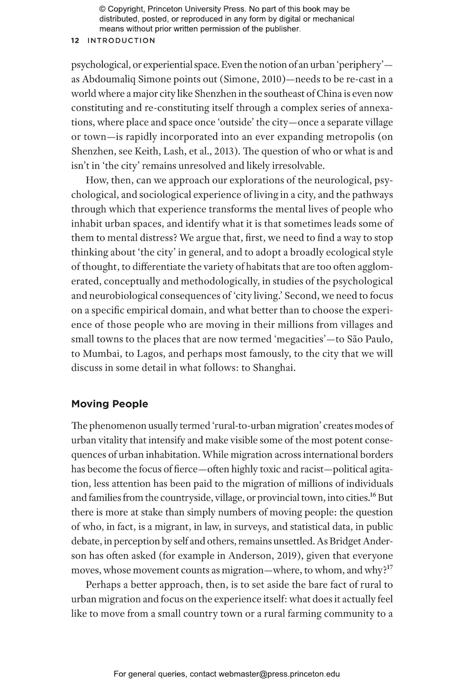 The Urban Brain | Princeton University Press