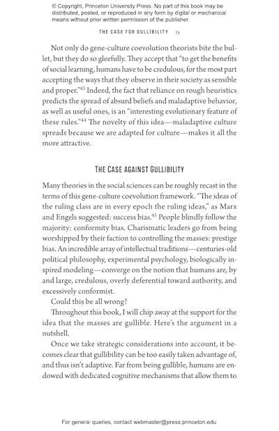 Not Born Yesterday | Princeton University Press