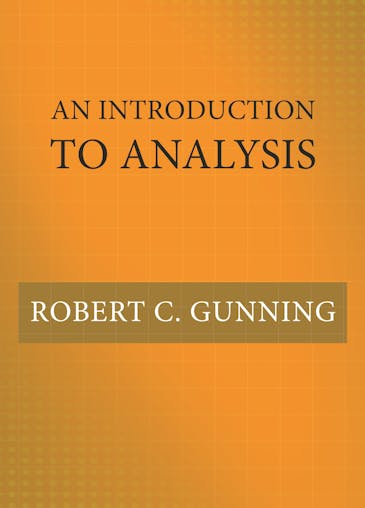 An Introduction to Analysis | Princeton University Press
