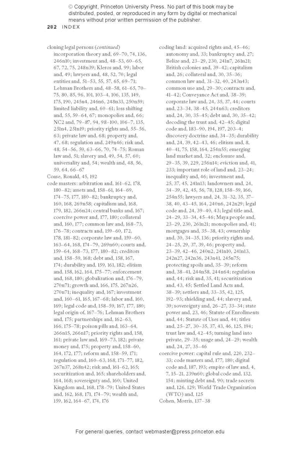 The Code of Capital | Princeton University Press