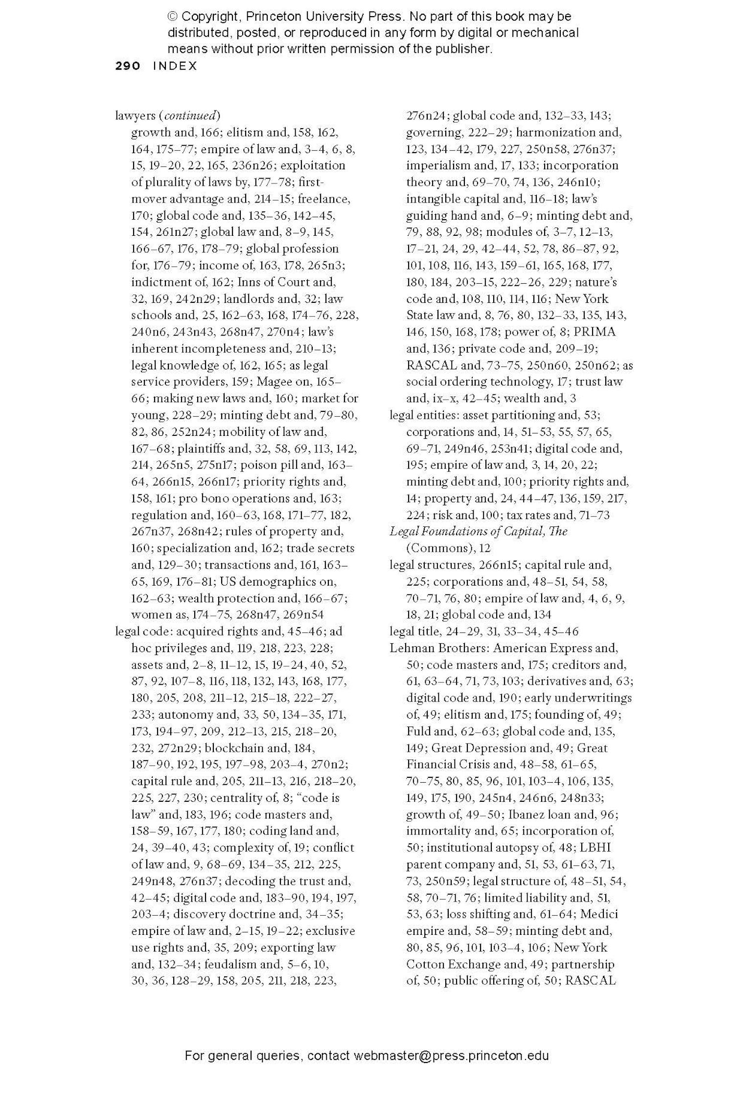 The Code of Capital | Princeton University Press