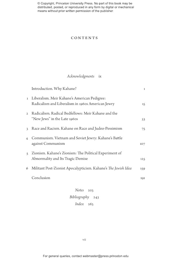 Meir Kahane | Princeton University Press