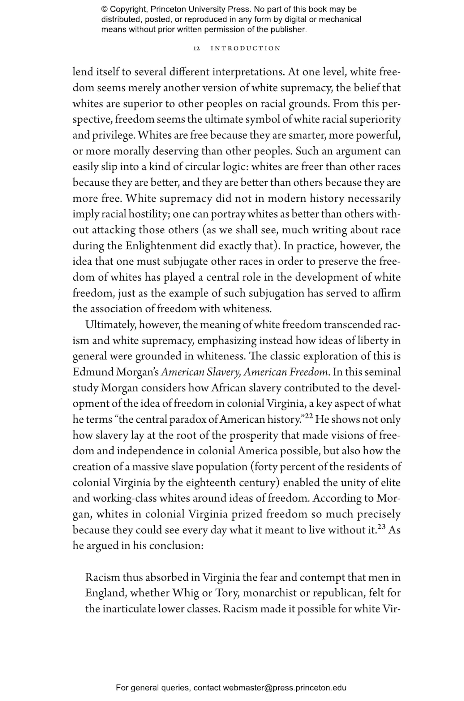 White Freedom | Princeton University Press