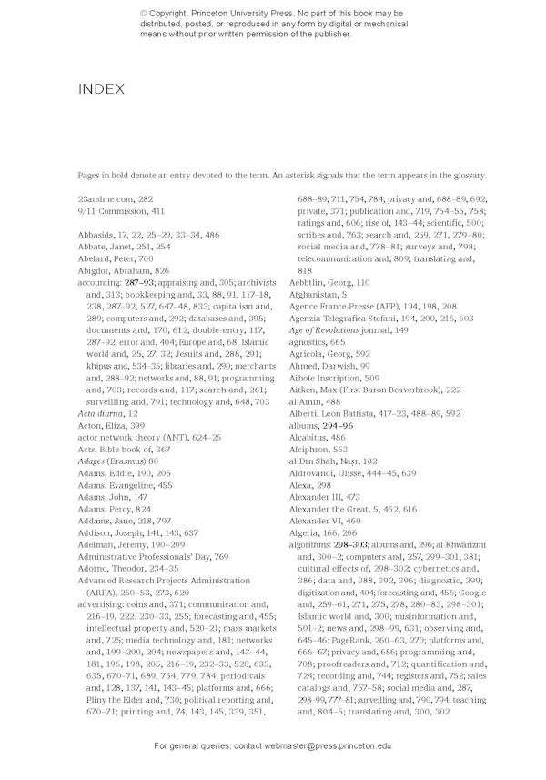 Information | Princeton University Press